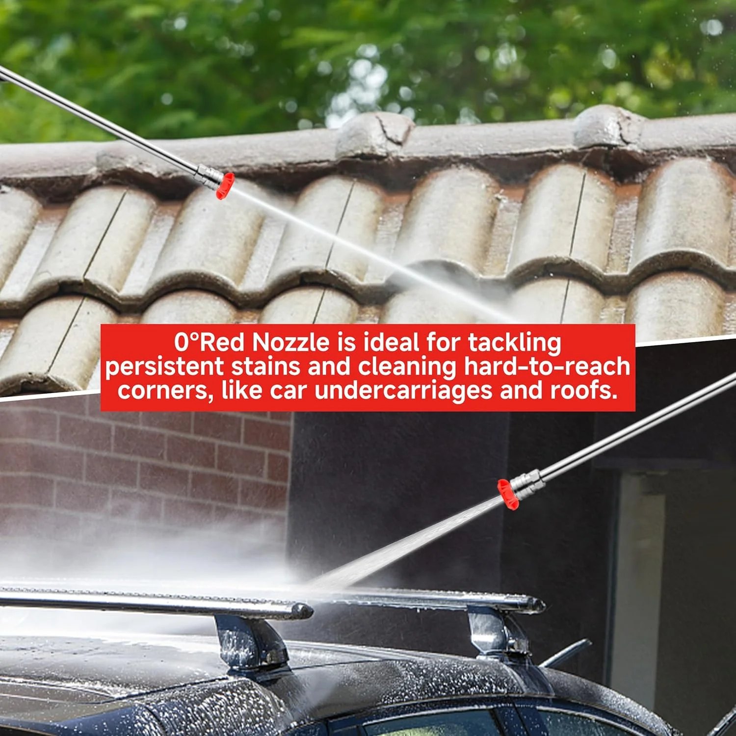 Tool Daily Pressure Washer Tips, 0 Degree Red Power Washer Nozzle Tips ...